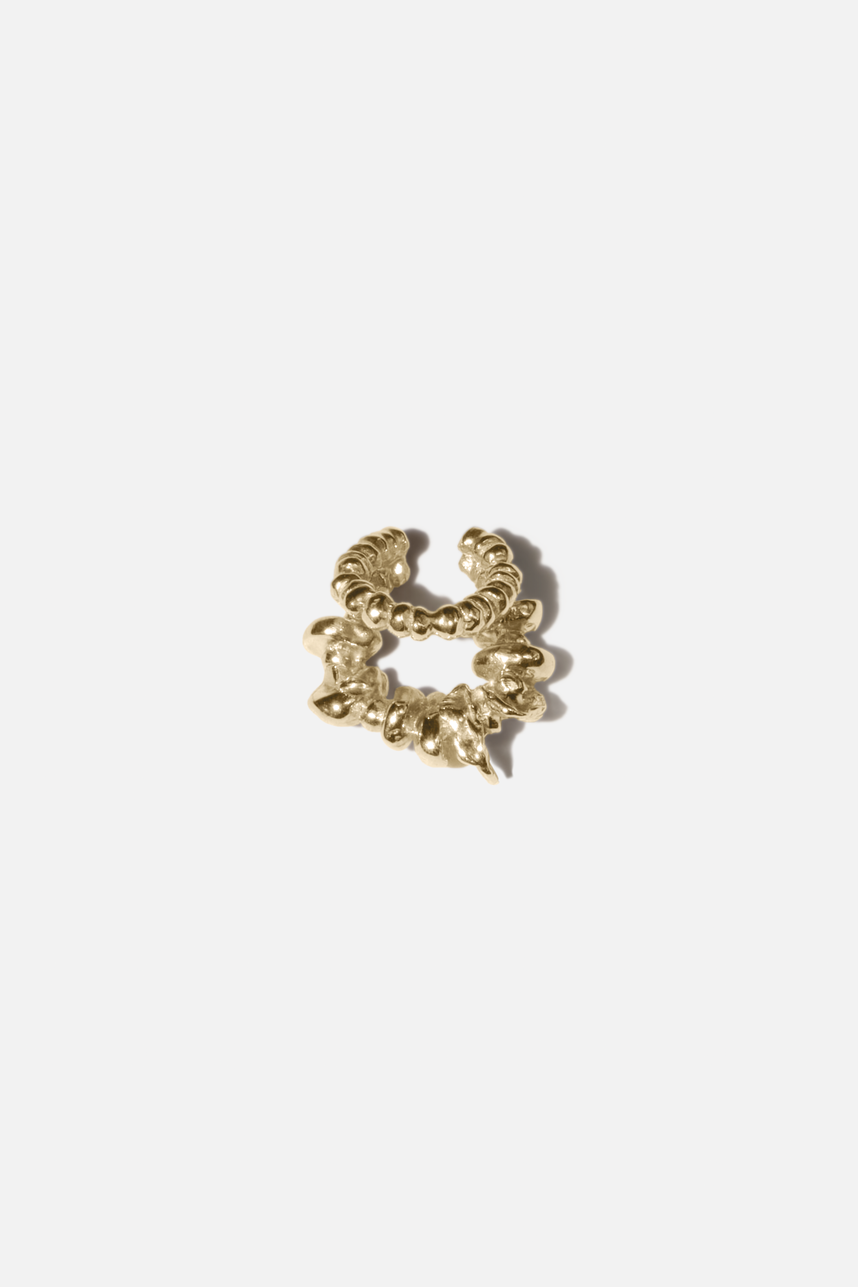 Stacked Stone Ear Cuff - Gold – FEMANCE
